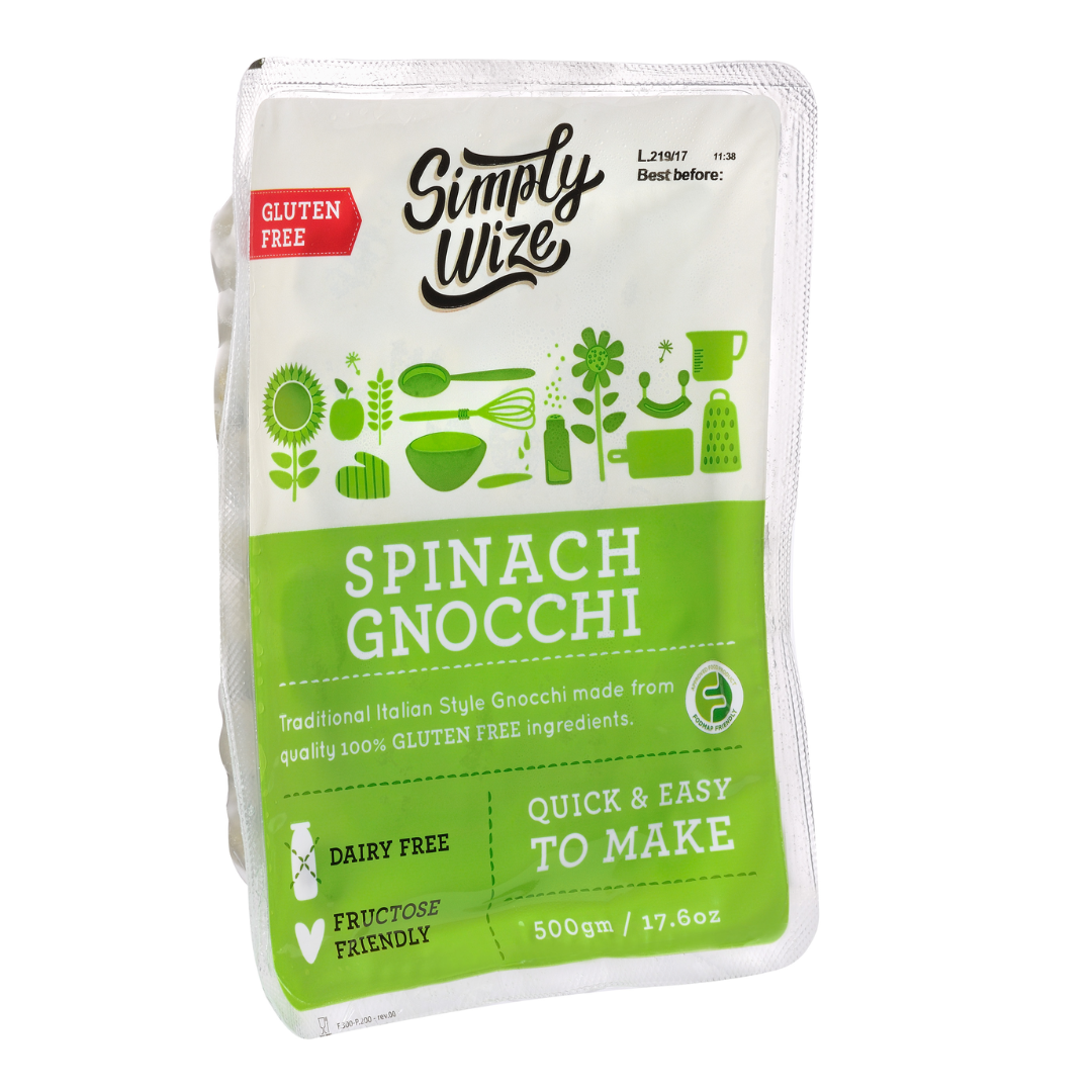 Simply Wize Gnocchi Spinach 500gm – Healthy Essentials Australia