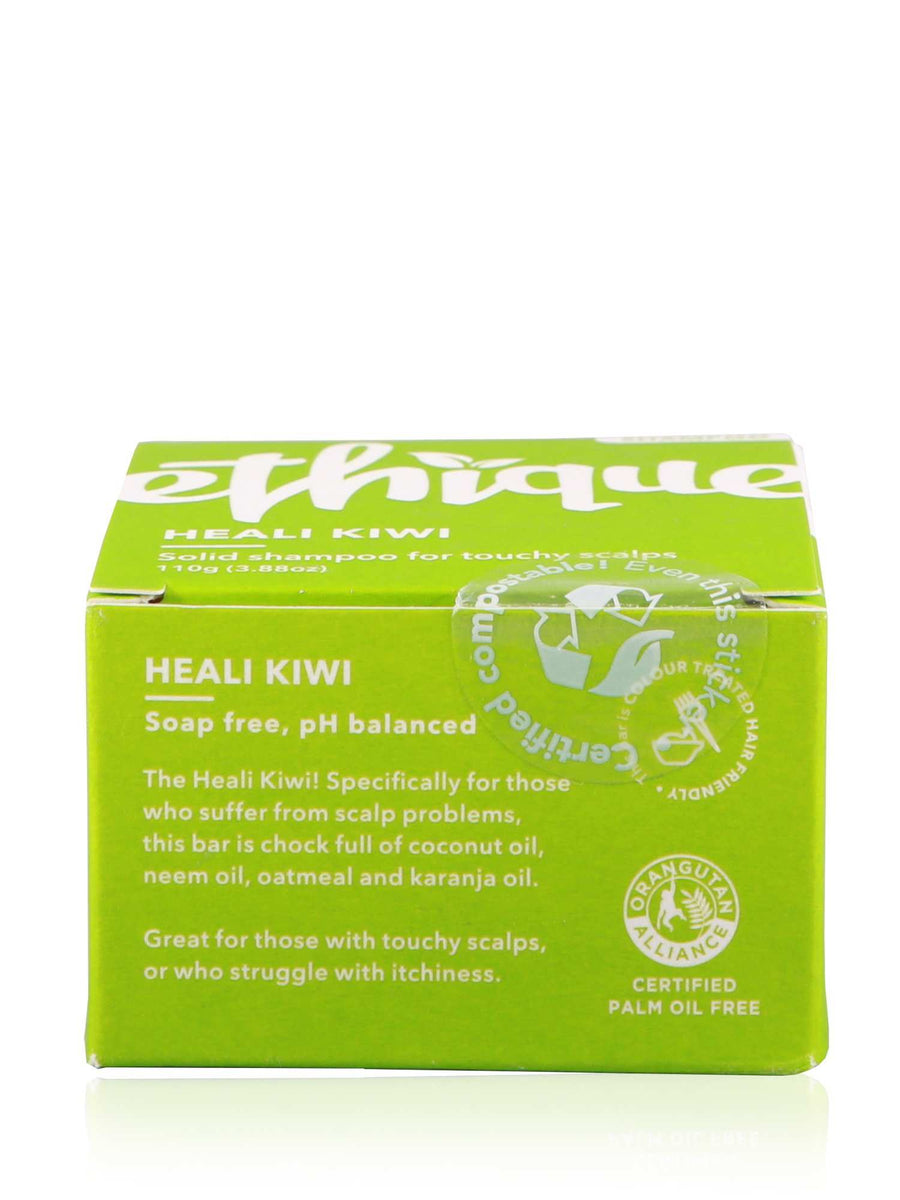 Ethique Solid Shampoo Bar Heali Kiwi For Touchy Scalps 110g Healthy
