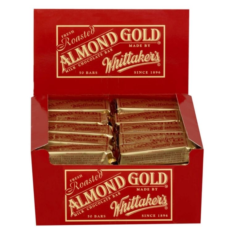 Whittakers Almond Gold Slab 45g – Healthy Essentials Australia