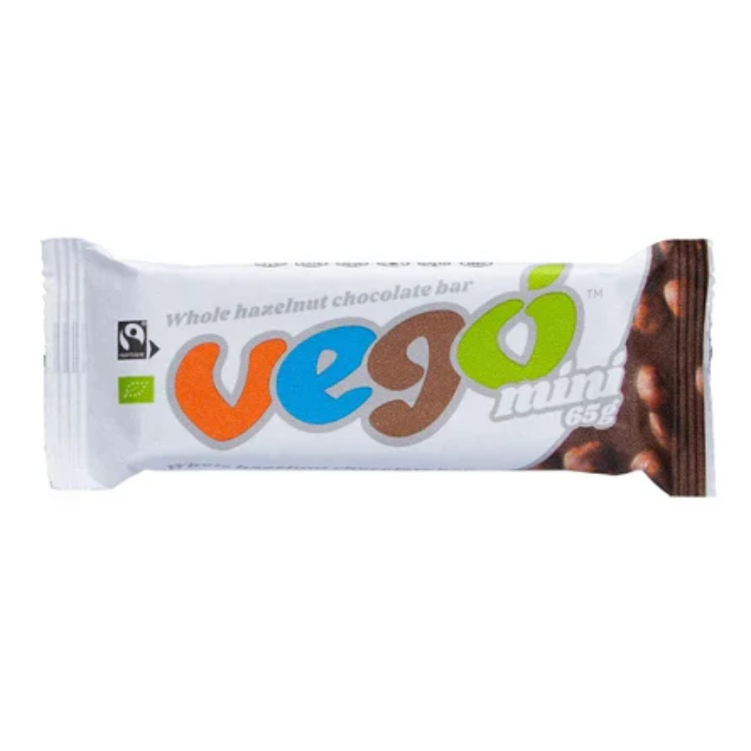 VEGO Whole Hazelnut Chocolate Bar Mini 65g – Healthy Essentials Australia