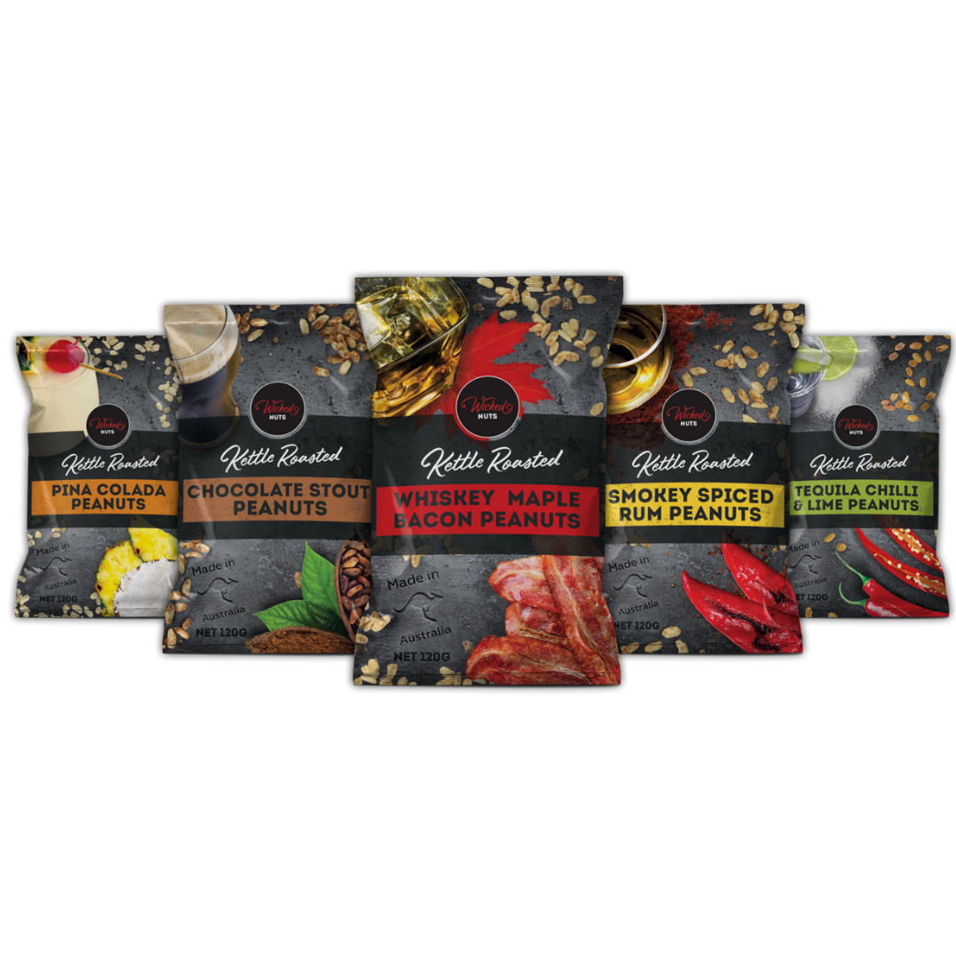 Wicked Nuts Infused Peanut Varieties – Healthy Essentials Australia