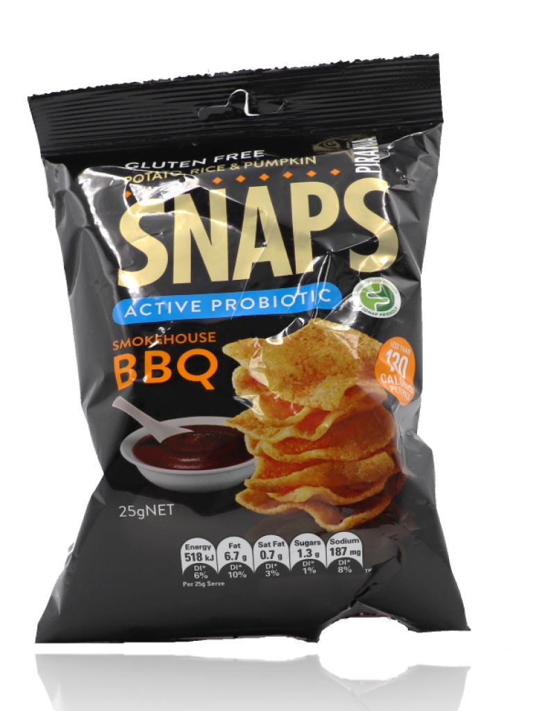 Piranha Snaps Smokehouse BBQ 25g – Healthy Essentials Australia