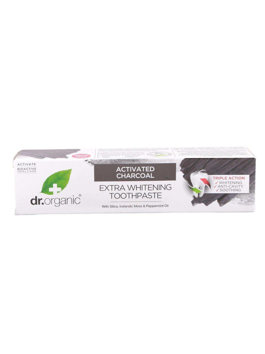 Dr Organic Toothpaste Charcoal 100ml – Healthy Essentials Australia